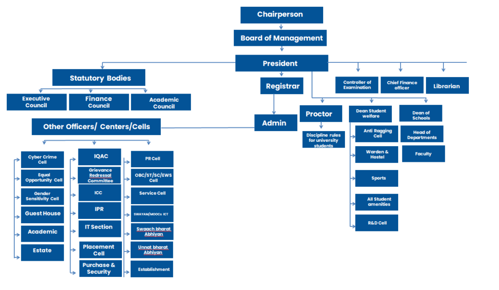 Organogram - Sai Tirupati University